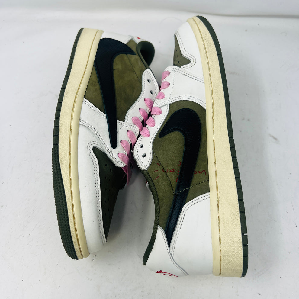Jordan 1 Retro Low OG SP Travis Scott Medium Olive – Holy Ground