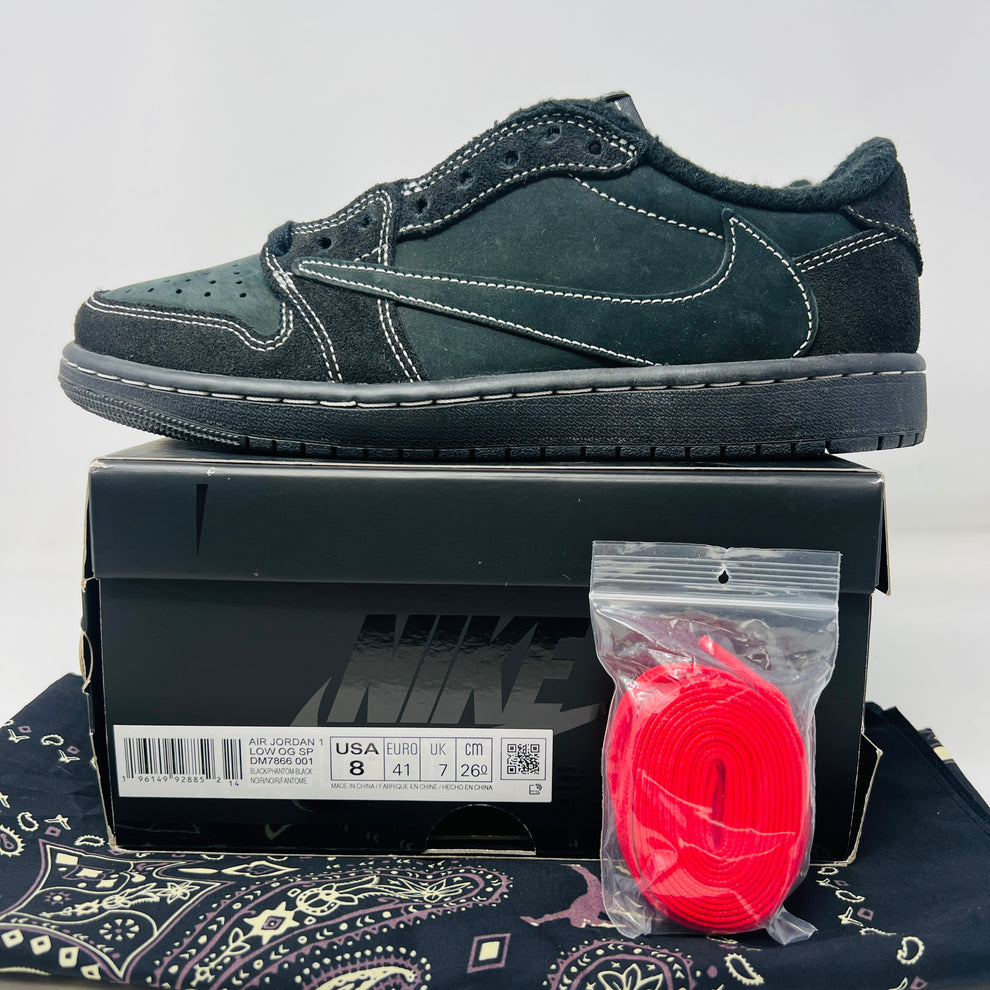 Jordan 1 Retro Low OG SP Travis Scott Black Phantom – Holy Ground