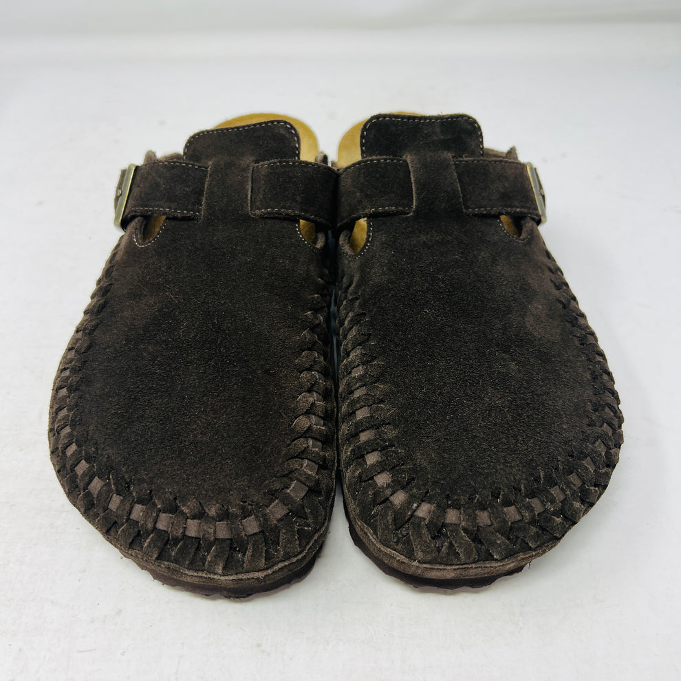 Birkenstock Boston Braided Suede Kith Mocca – Holy Ground