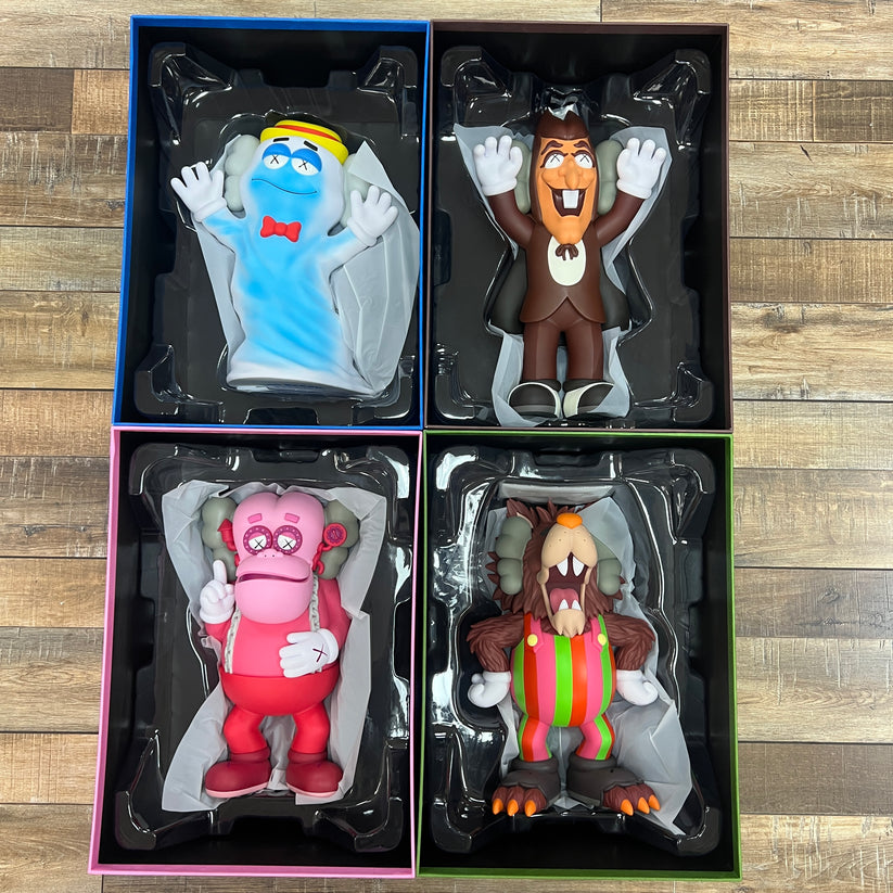 KAWS Cereal Monsters Franken Berry Count Chocula Boo Berry Frute Brute ...