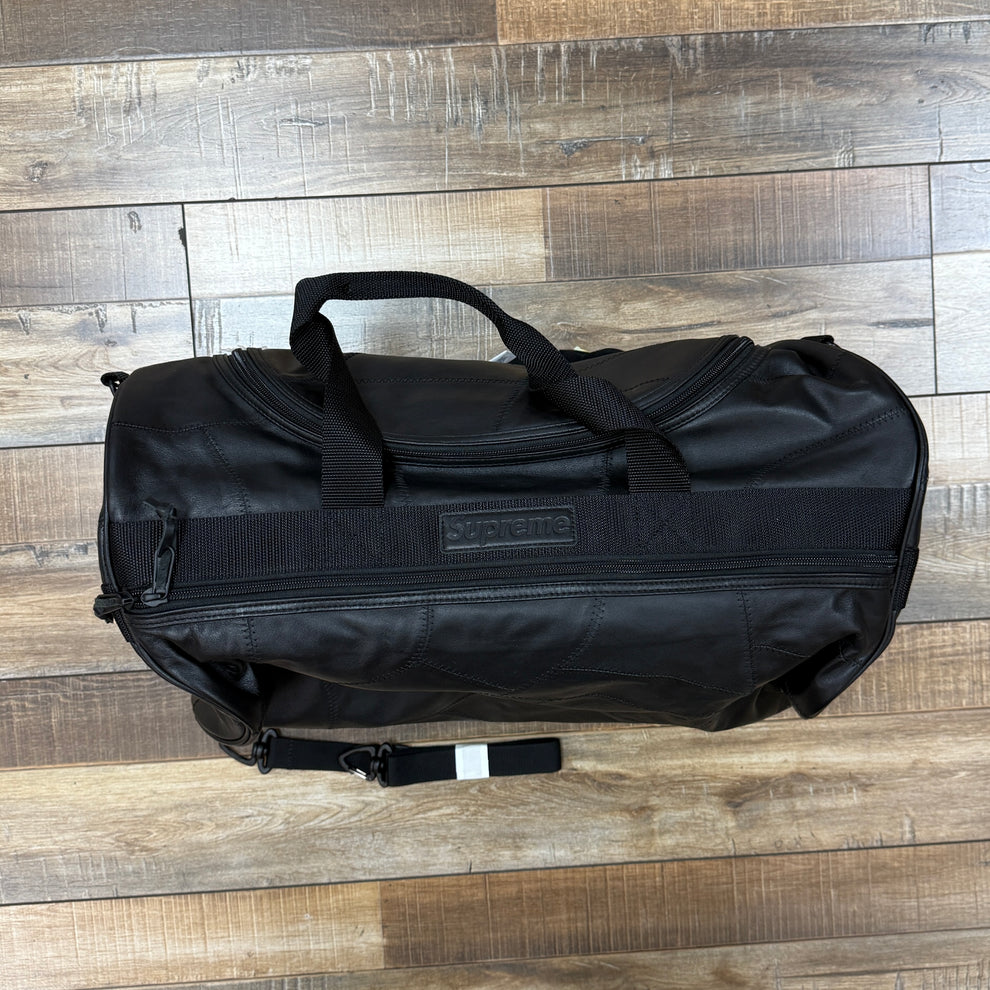 Supreme Patchwork Leather Duffel Bag Black – Holy Ground